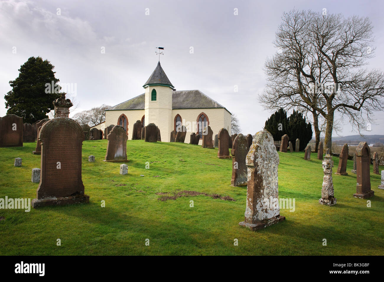 Balmaghie Parish Church, Dumfries and Galloway, Scotland. Burial place ...