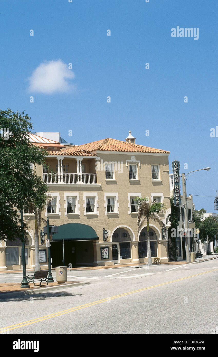 The Sarasota Opera House (Mediterranean Revival Design Style) was built ...