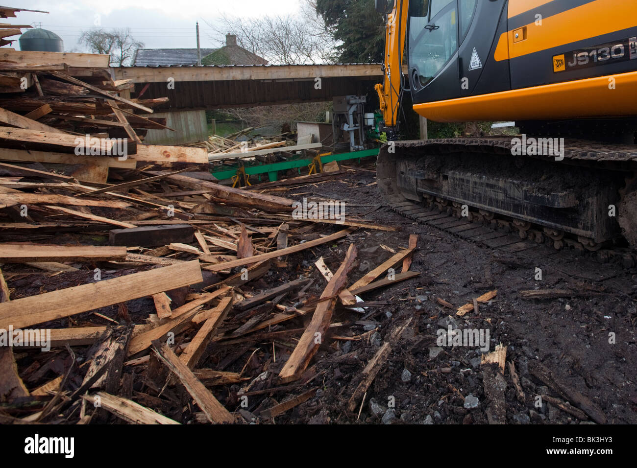 Deforestation, trees being chopped down to make way for farm land and ...
