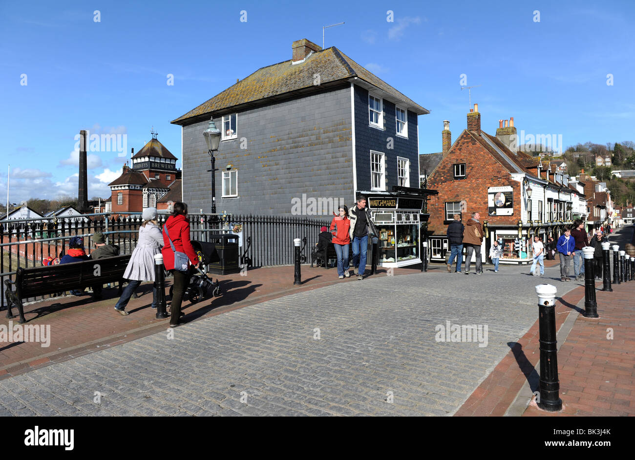 View of Lewes, Sussex, UK Stock Photo - Alamy