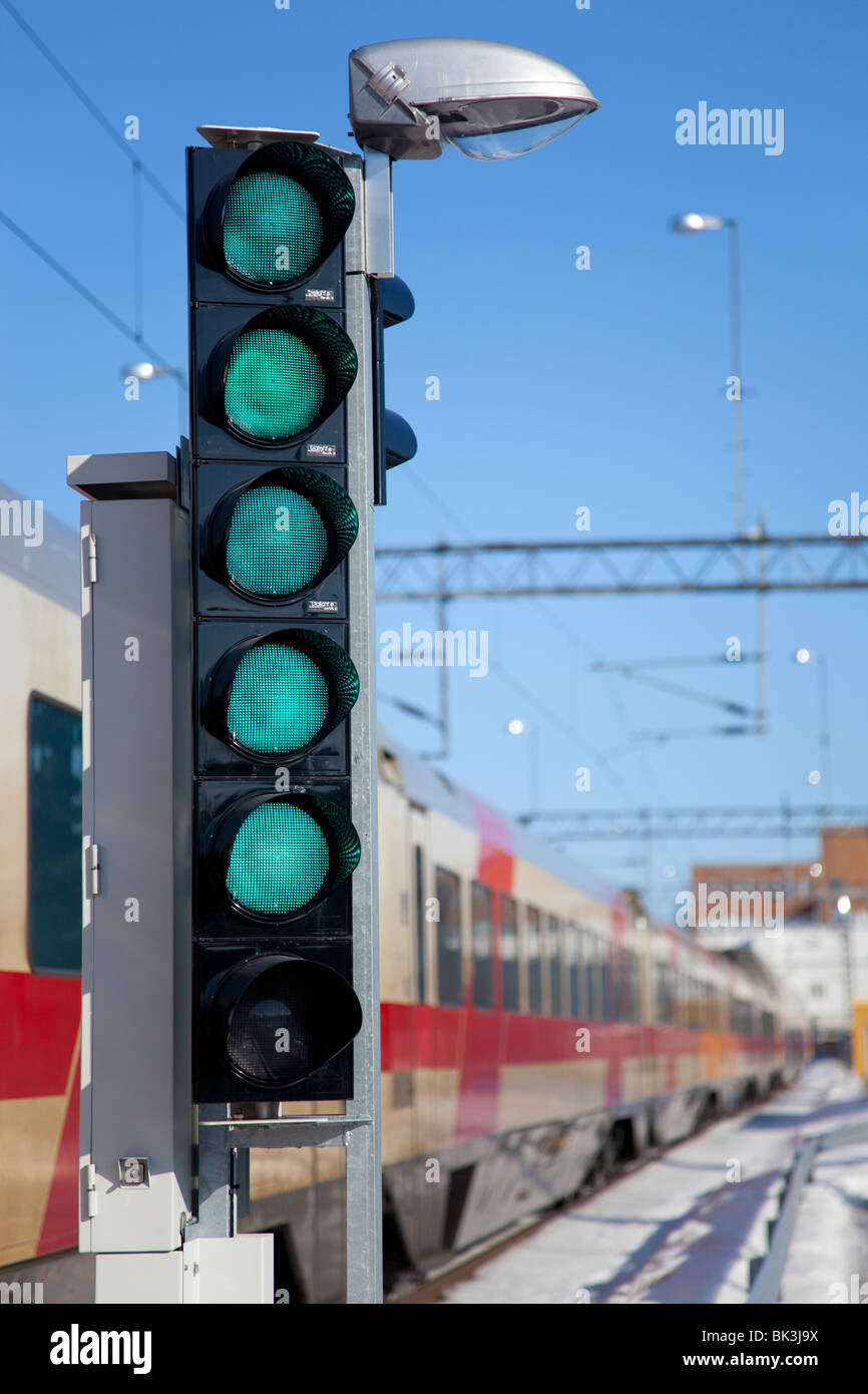 Railroad Signal High Resolution Stock Photography and Images - Alamy