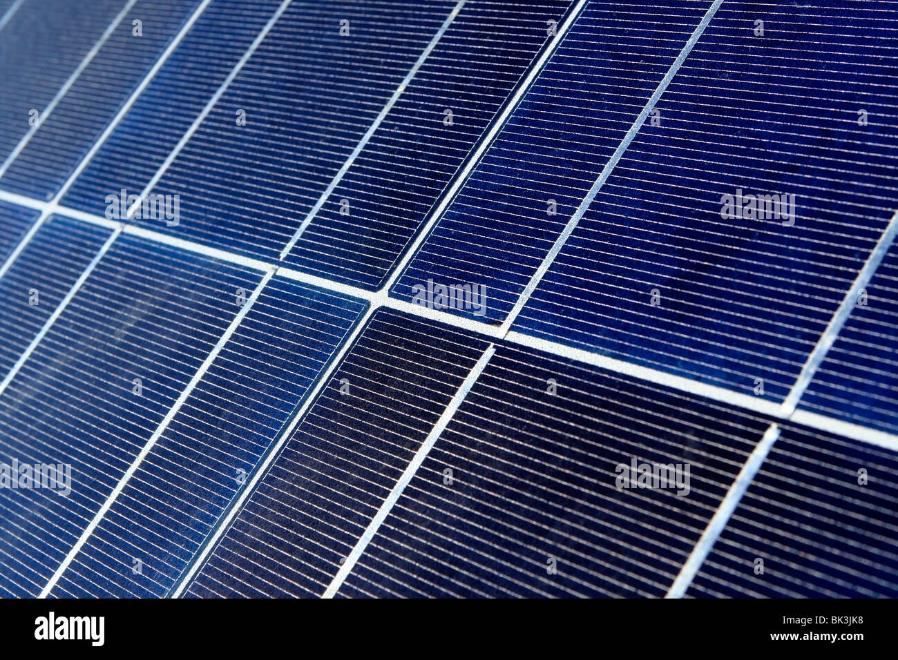renewable solar panels with great blue cells with perspective view ...