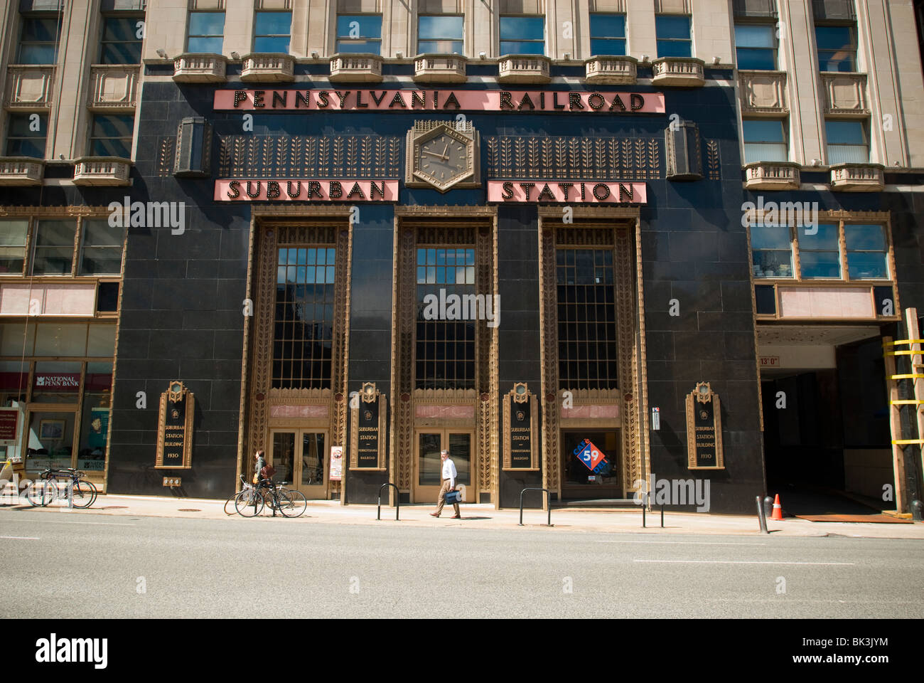 Entrance to the Septa Suburban Station in City Center Philadelphia, PA ...