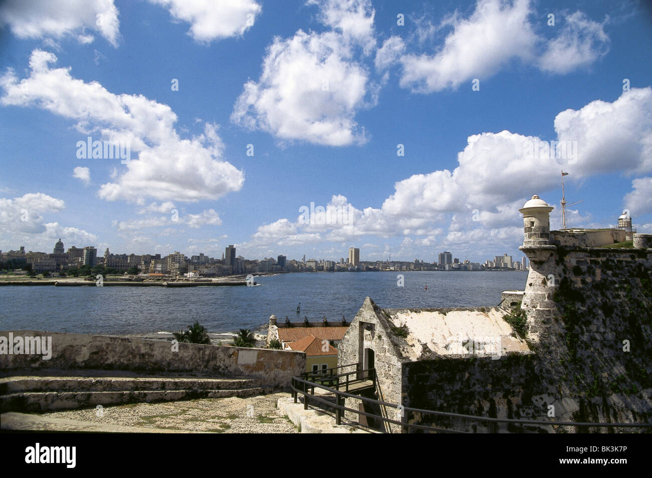 St. Carlos Fort and view of Havana Harbor, Cuba Stock Photo - Alamy