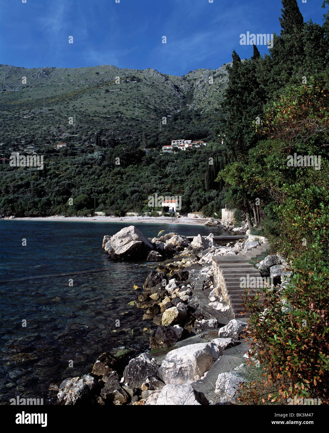 Plat beach croatia hi-res stock photography and images - Alamy