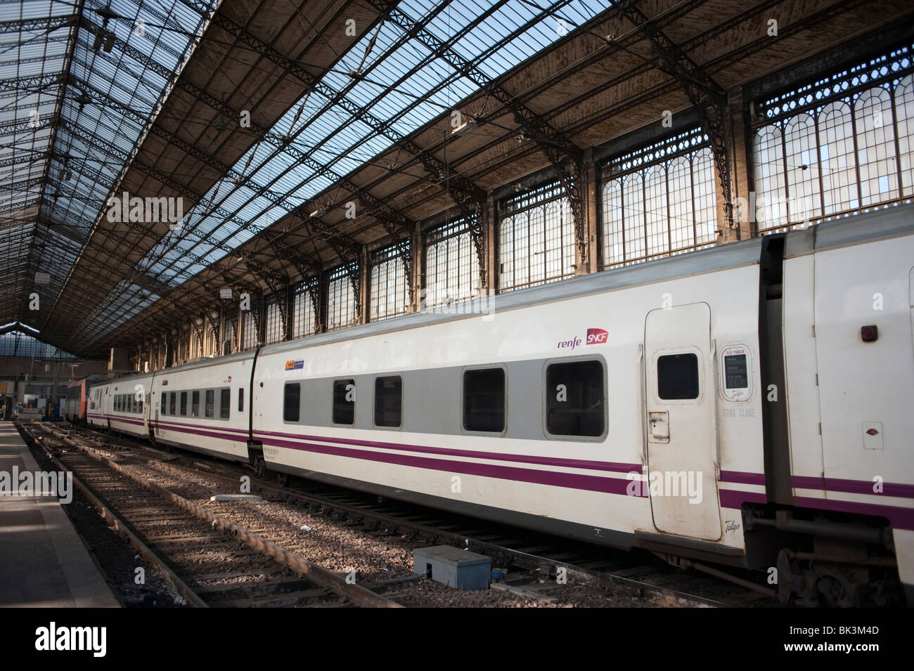 Paris, France, Overnight Train in "Gare d'Austerlitz" Historical Train ...