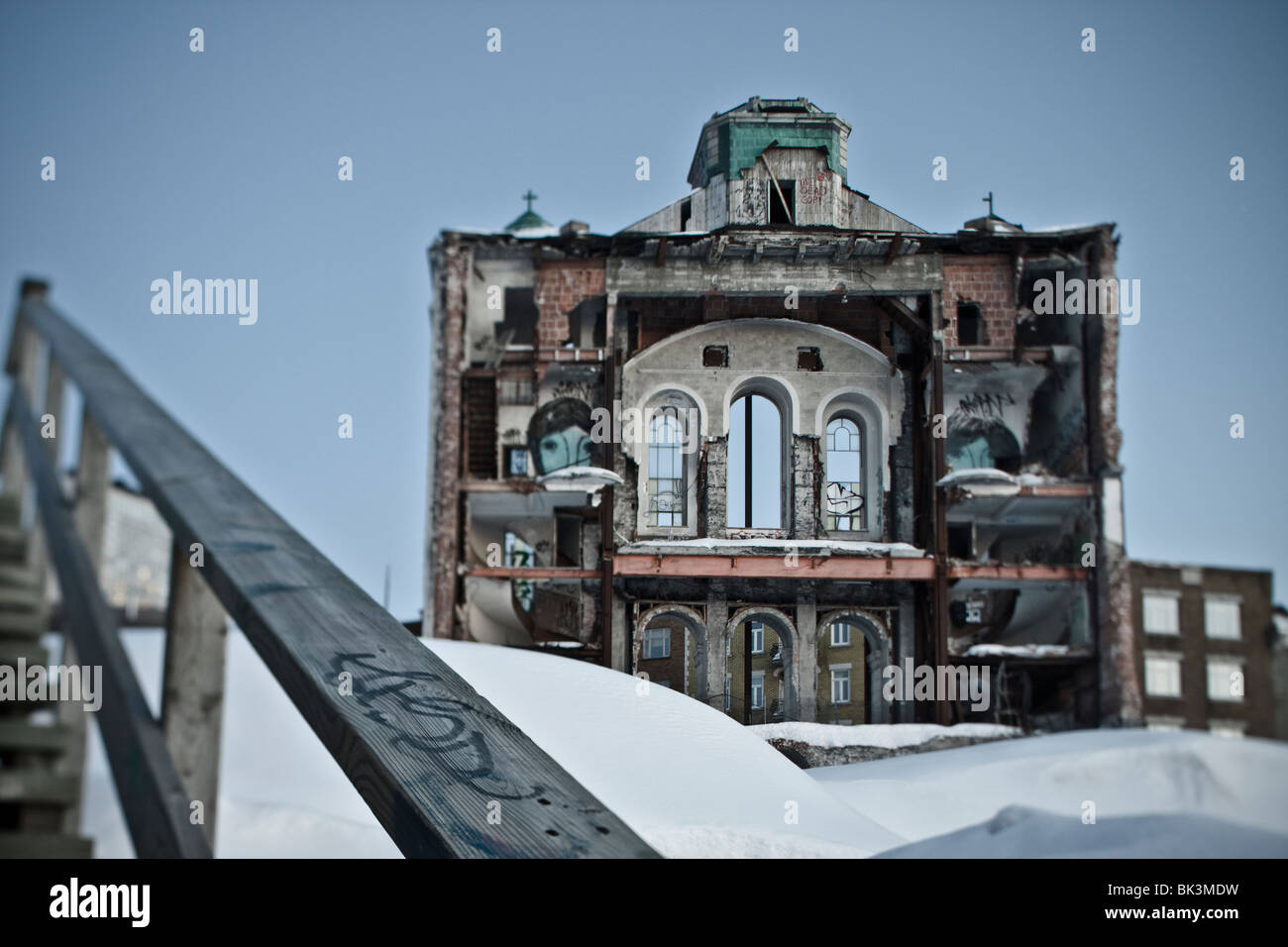 Quebec church old city hi-res stock photography and images - Alamy