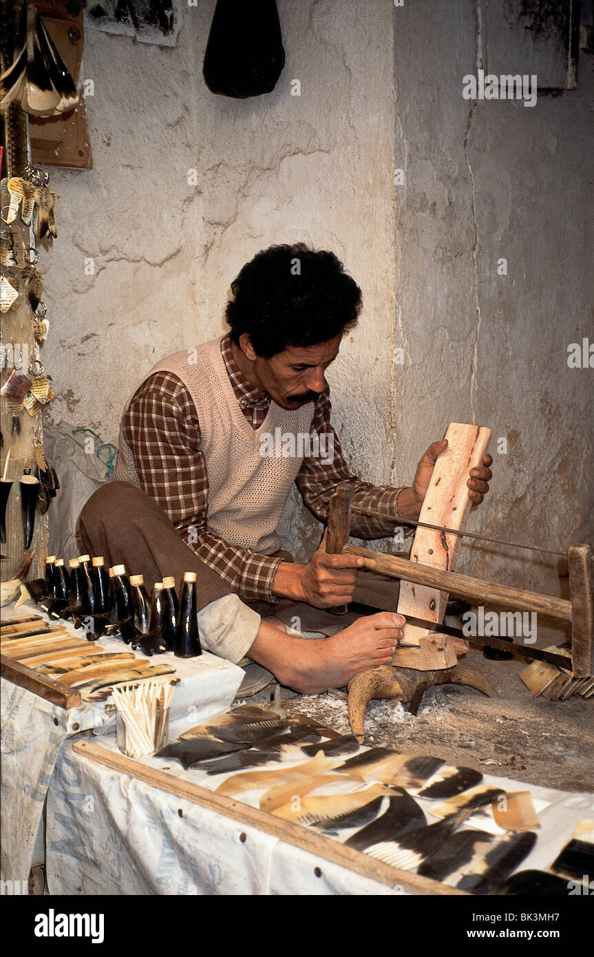 Moroccan carpenter wood in souks hi-res stock photography and images ...