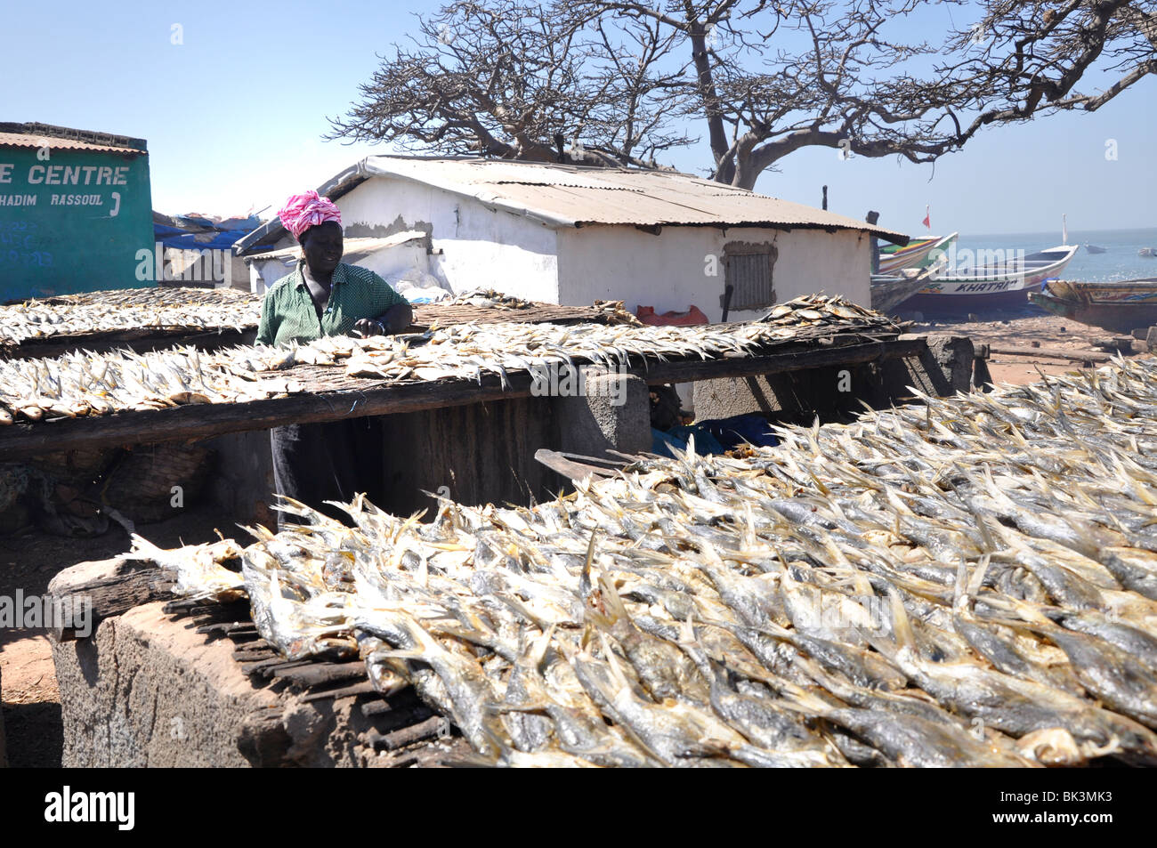 Drying fish africa hi-res stock photography and images - Alamy