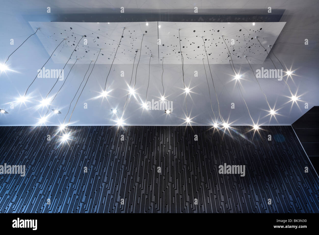 Starry Lighting of a living room Stock Photo - Alamy