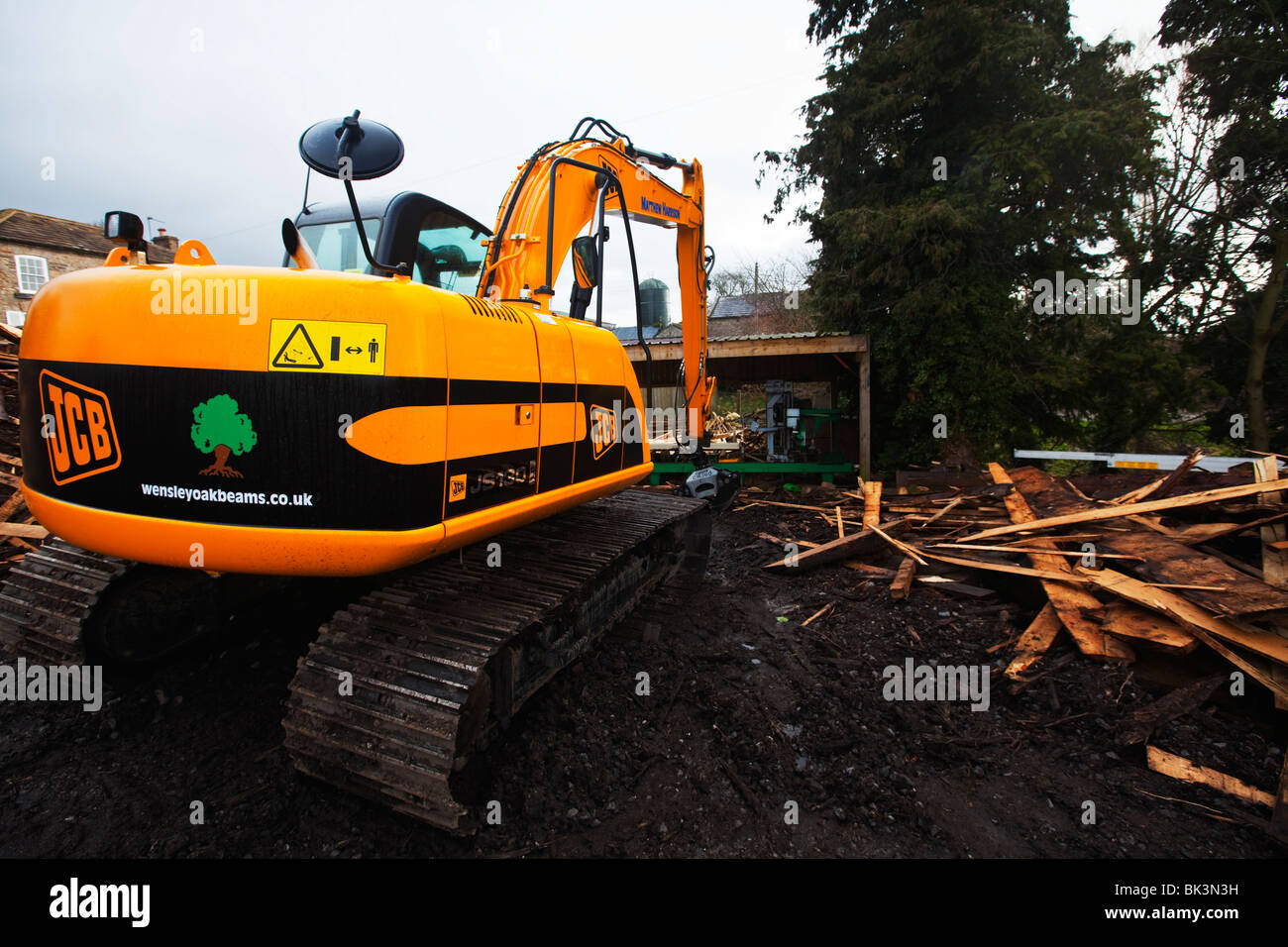 Deforestation, trees being chopped down to make way for farm land and ...