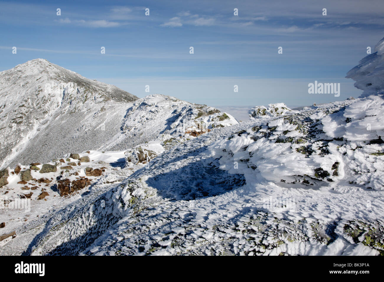 Appalachain Trail - Mount Lincoln from Little Haystack Mountain during ...