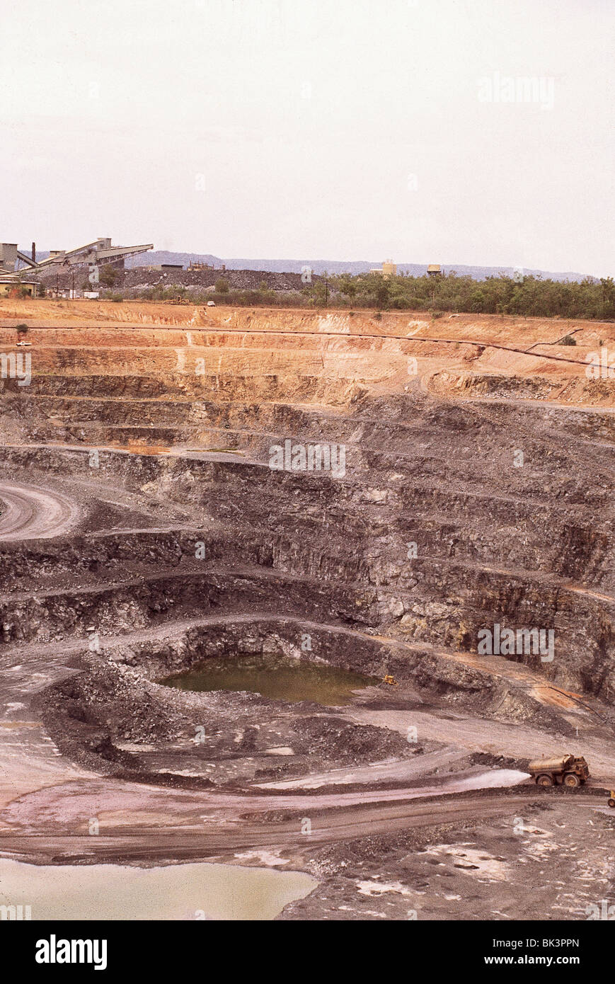 Kakadu Uranium open-pit mine in the Northern Territory of Australia ...
