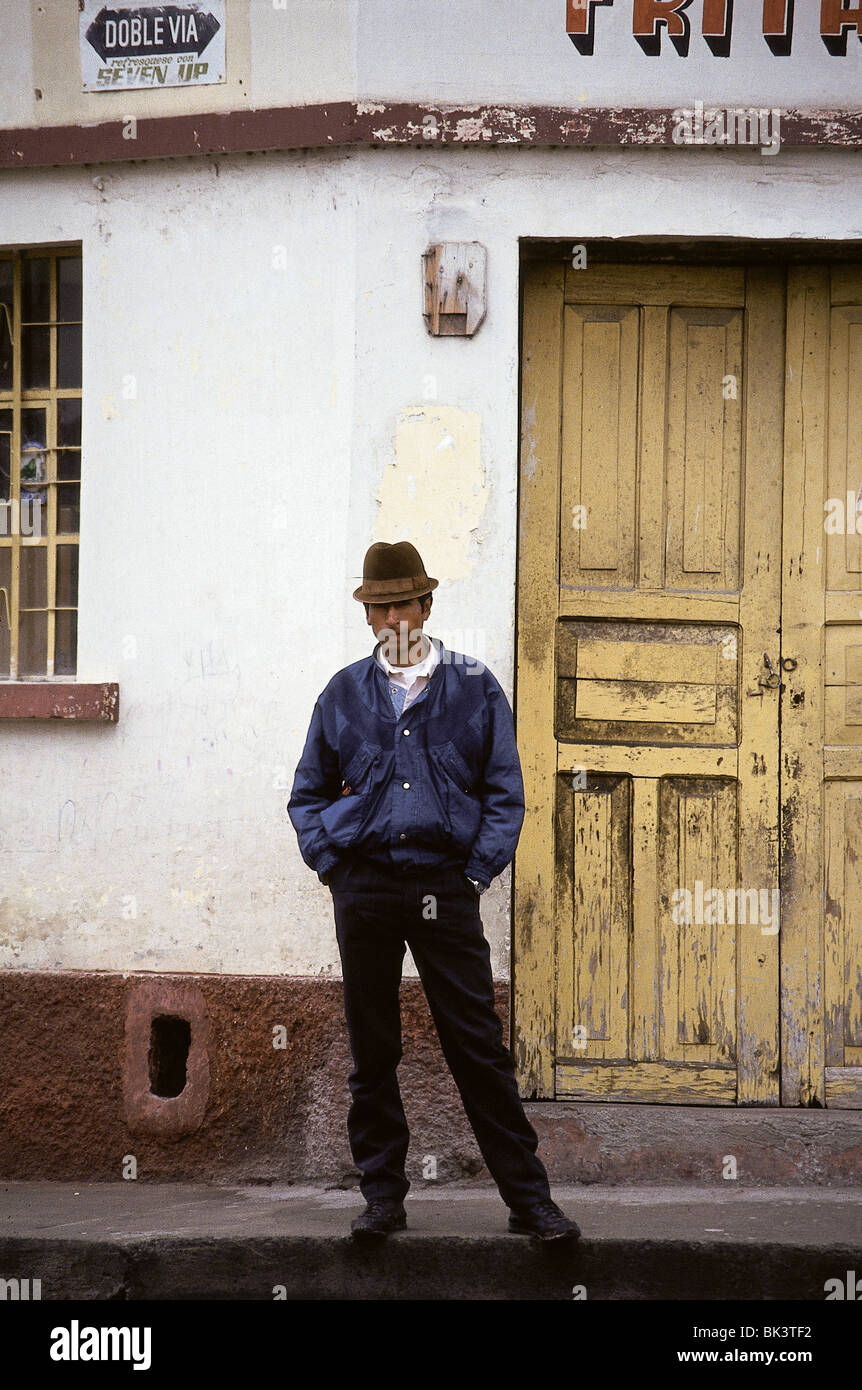Full-length portrait of a man, Ecuador Stock Photo - Alamy
