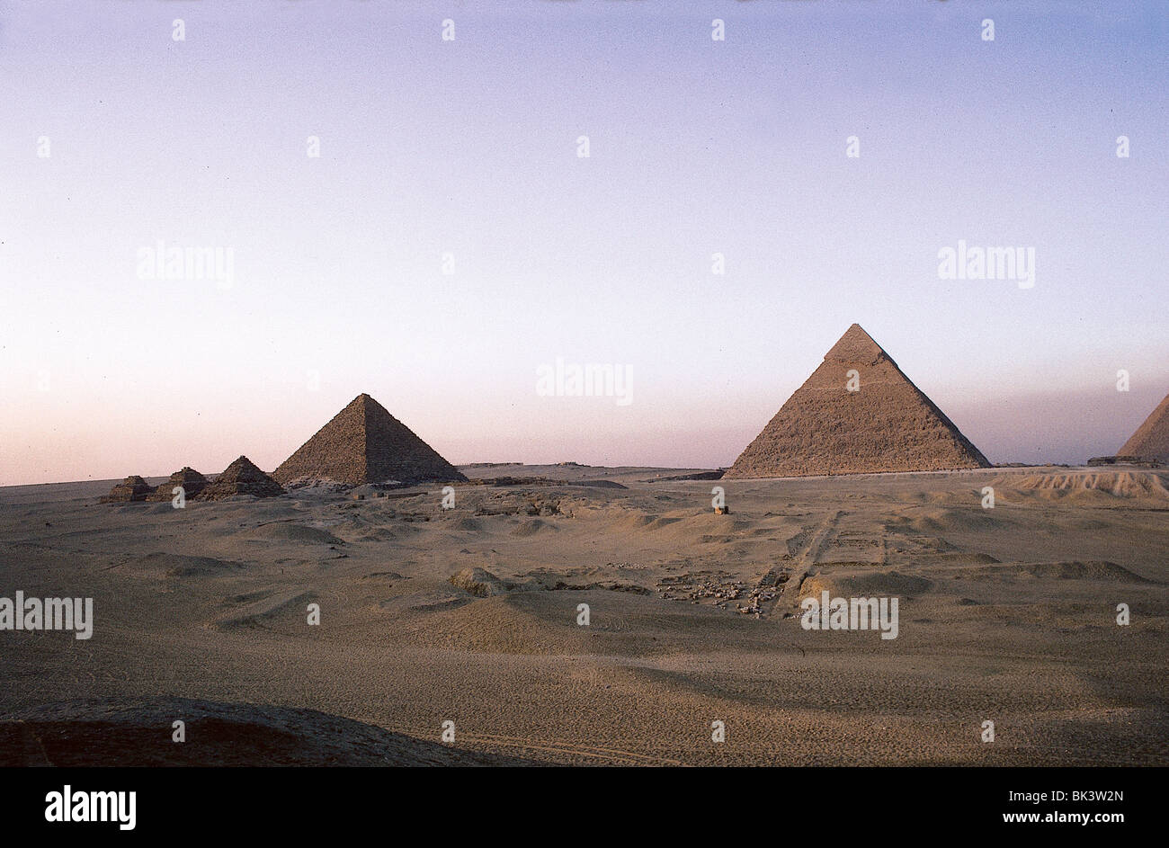 The Giza Pyramid Complex, also called the Giza Necropolis, on the Giza ...