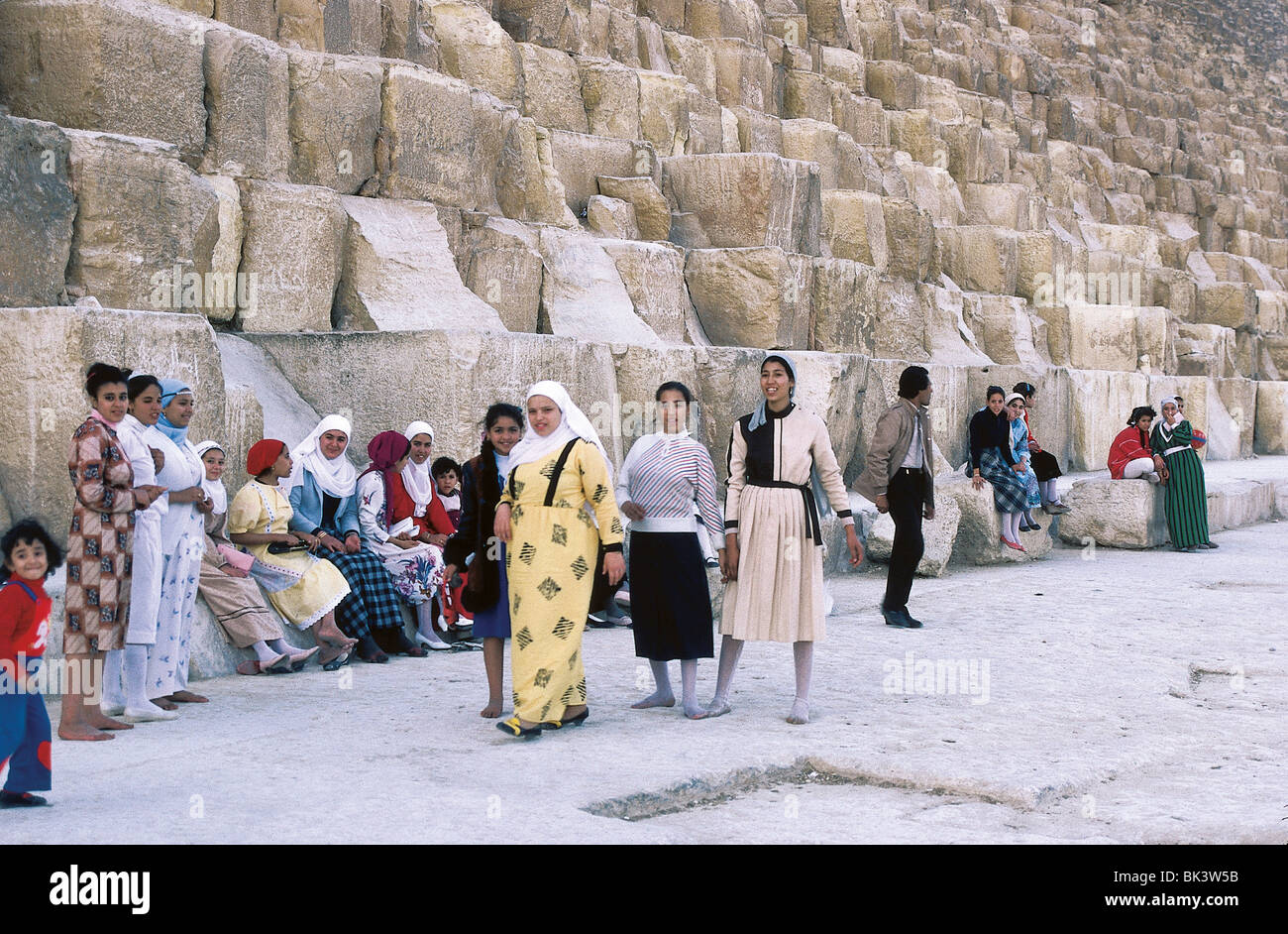 Stone pyramids built tourists hi-res stock photography and images - Alamy