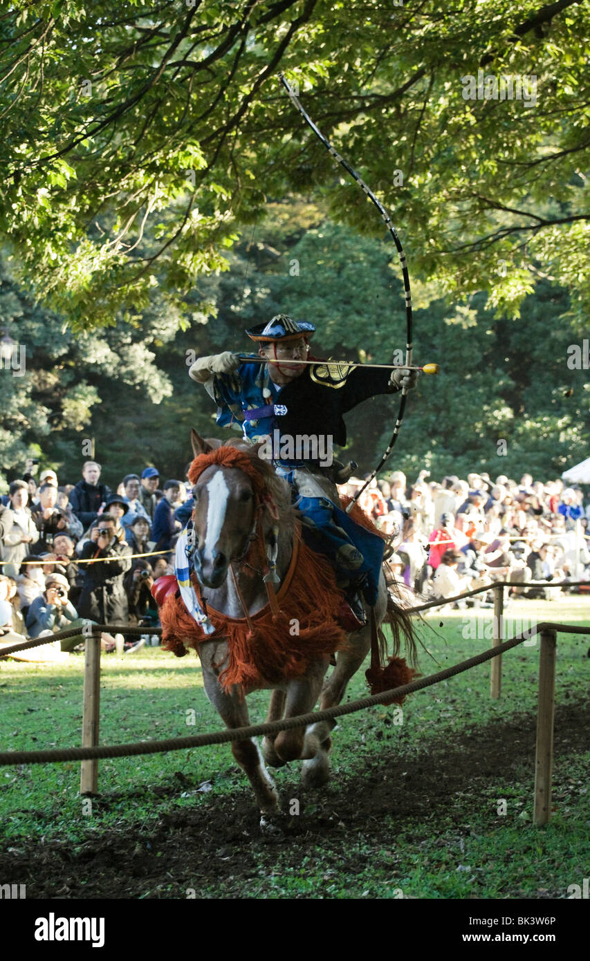 Horse Japan Japanese Mounted Archery Tradition Stock Photo - Alamy