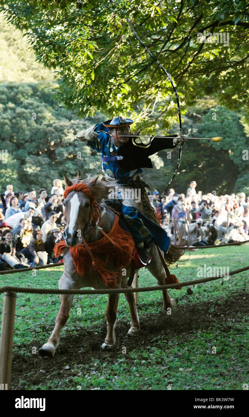 Horse Japan Japanese Mounted Archery Tradition Stock Photo - Alamy