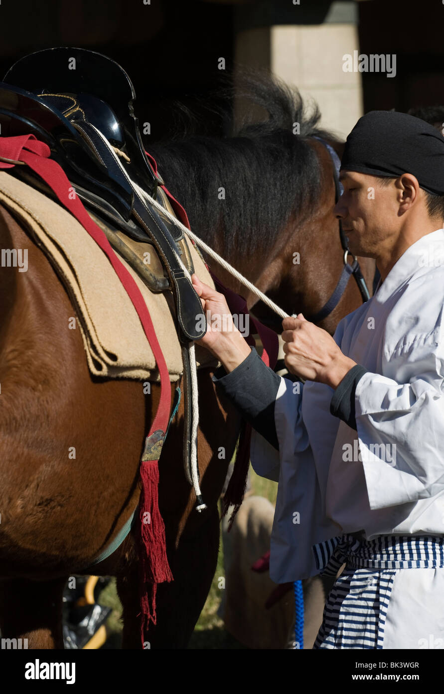Horse Japan Japanese Mounted Archery Tradition Stock Photo - Alamy