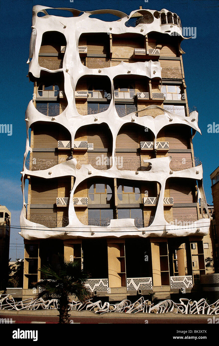 This apartment building at 181 HaYarkon Street, Tel Aviv, was designed ...