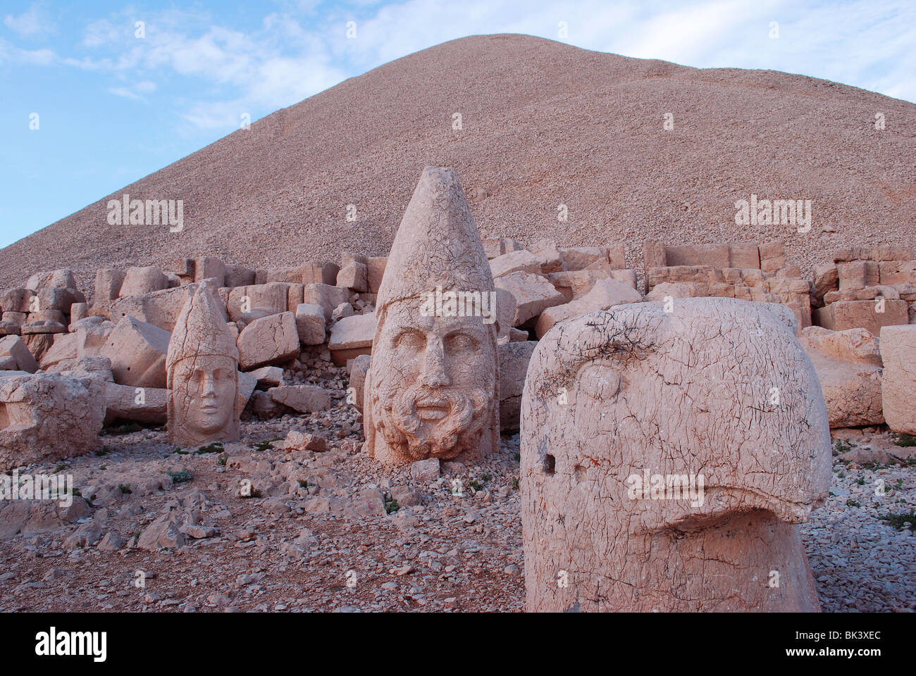 Nemrut Mountain God statues Kahta Turkey Stock Photo - Alamy