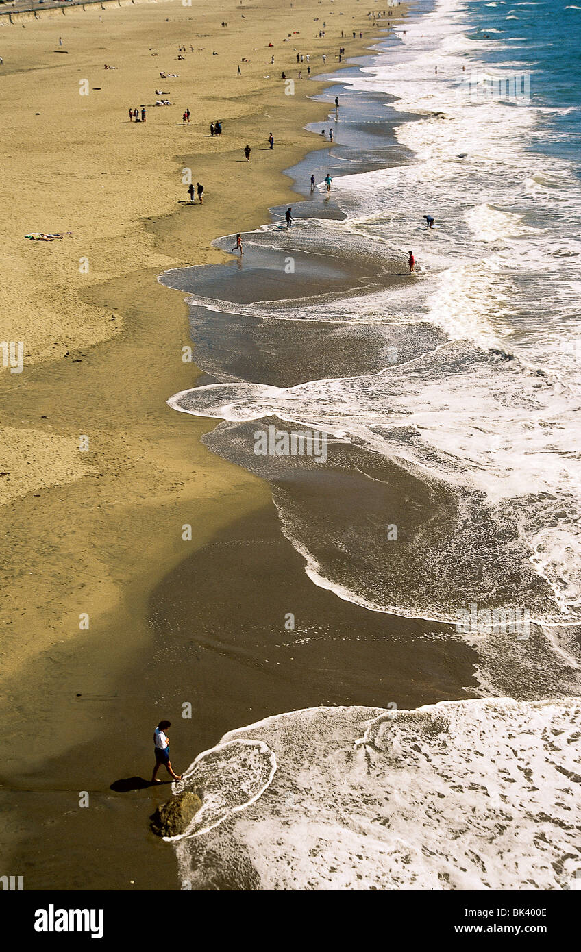 People at Ocean Beach, San Francisco, California Stock Photo - Alamy