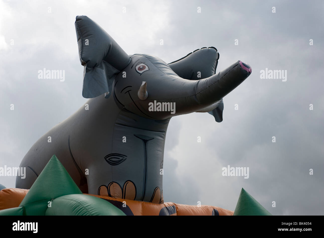 Big inflatable grey elephant Stock Photo - Alamy