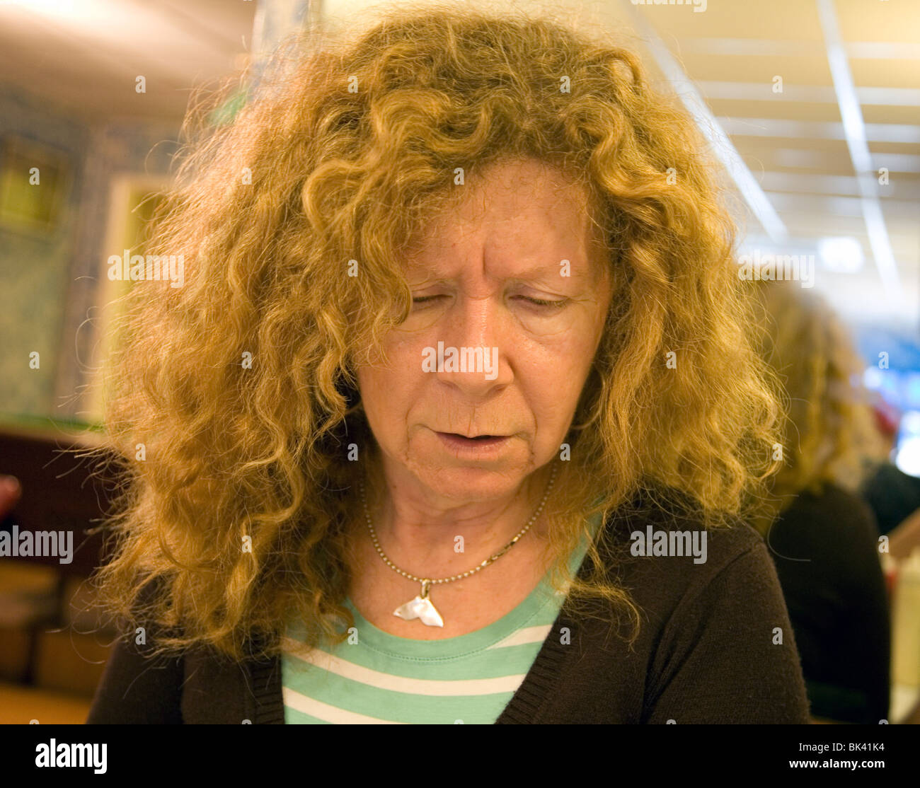 50 60 Woman Worried High Resolution Stock Photography and Images - Alamy