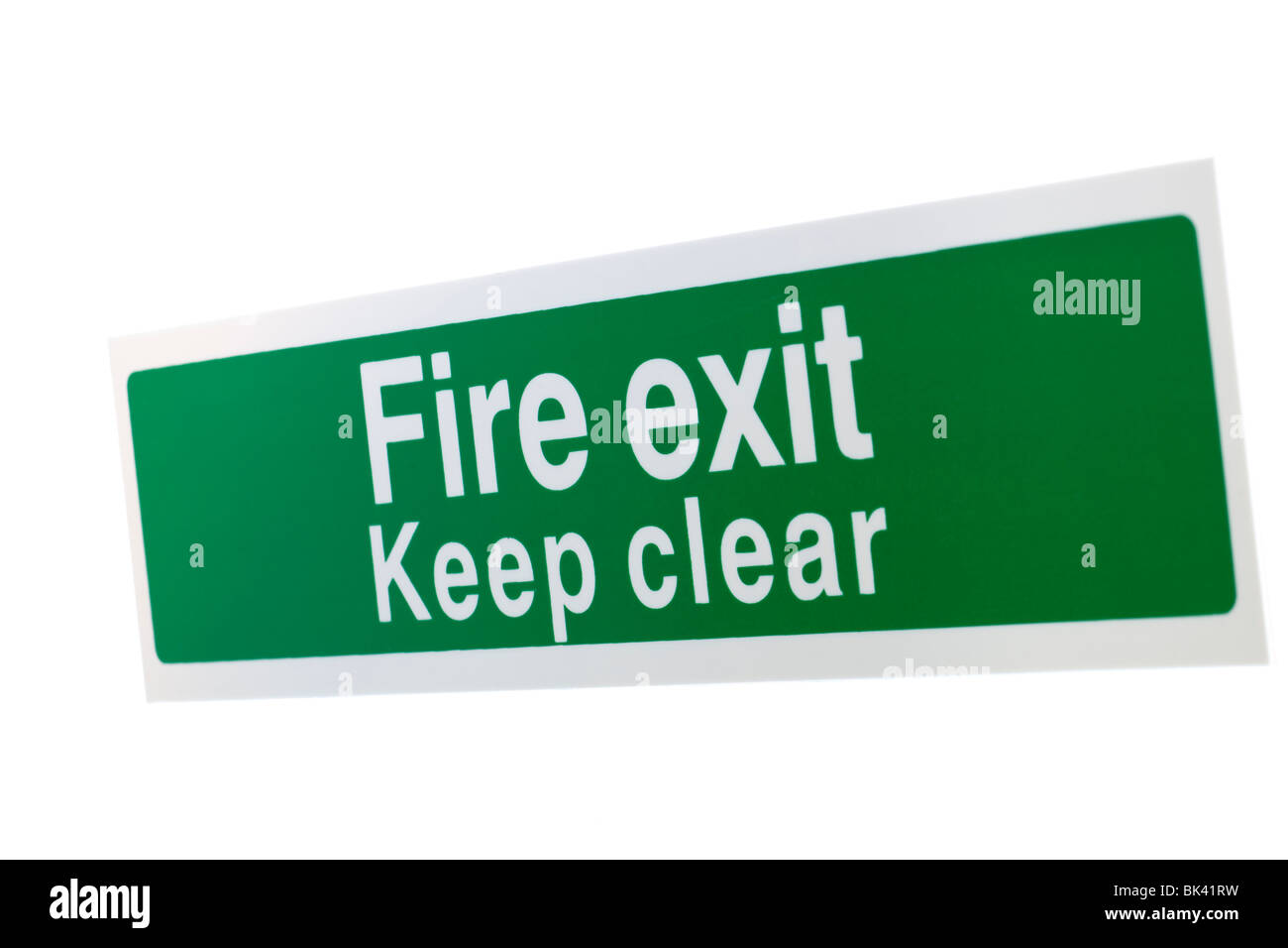 Warning signs fire exit hi-res stock photography and images - Alamy