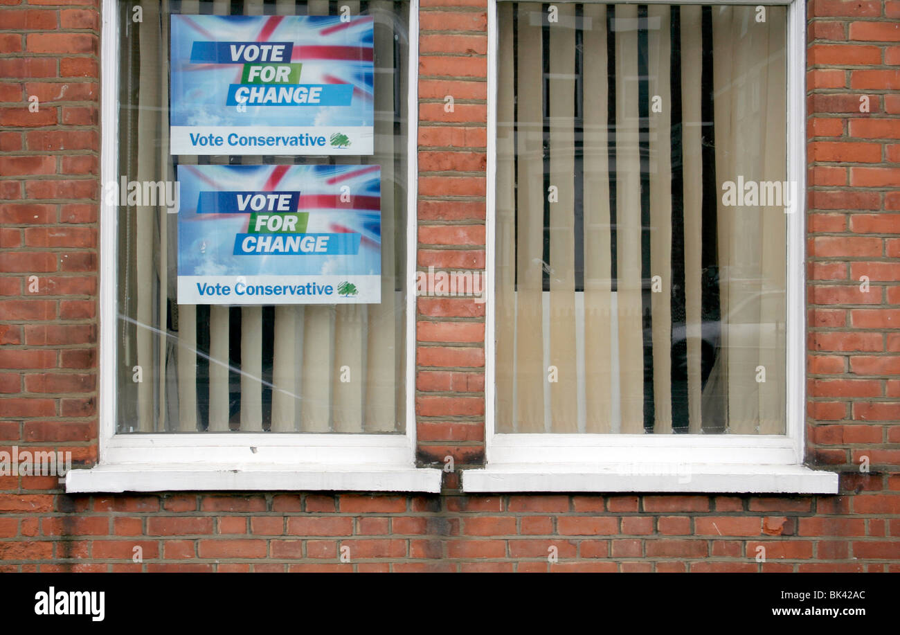 Conservative poster window hi-res stock photography and images - Alamy