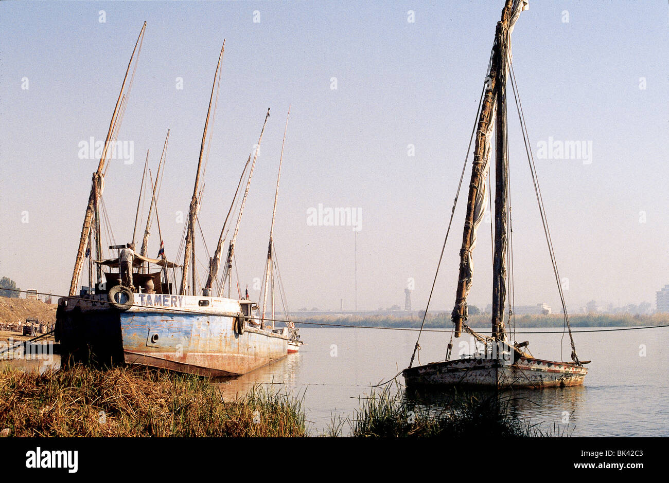 Egypt barges hi-res stock photography and images - Alamy