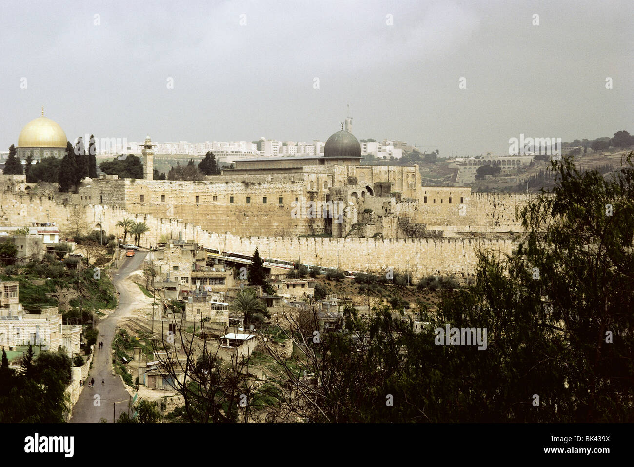 View of Jerusalem showing the Dome of the Rock, Israel Stock Photo - Alamy