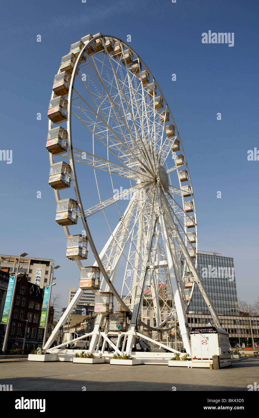 The Wheel of Nottingham, Old Market Square, Nottingham, England, UK ...