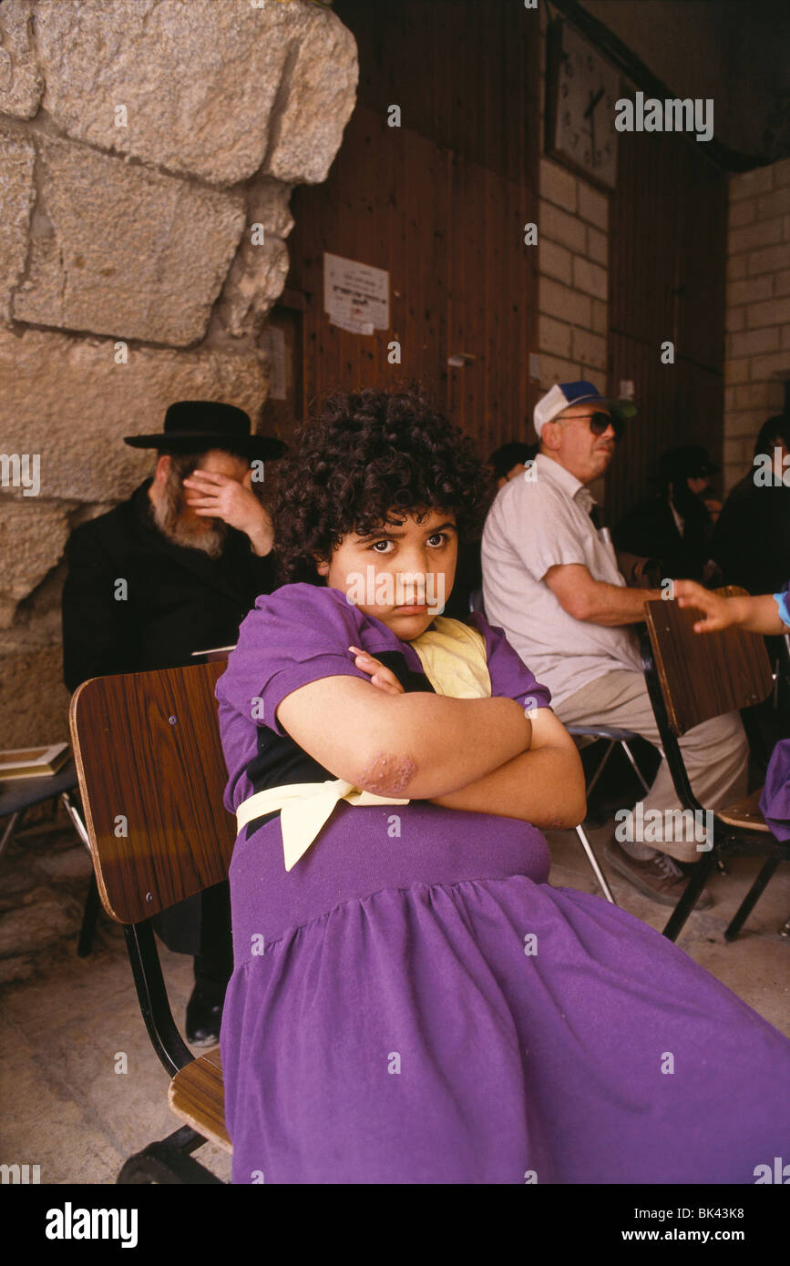 Portrait of child, Israel Stock Photo - Alamy