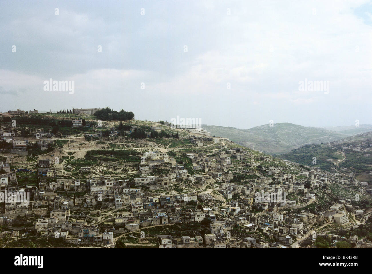 Hillside city in Northern Israel near the Golan Heights Stock Photo - Alamy