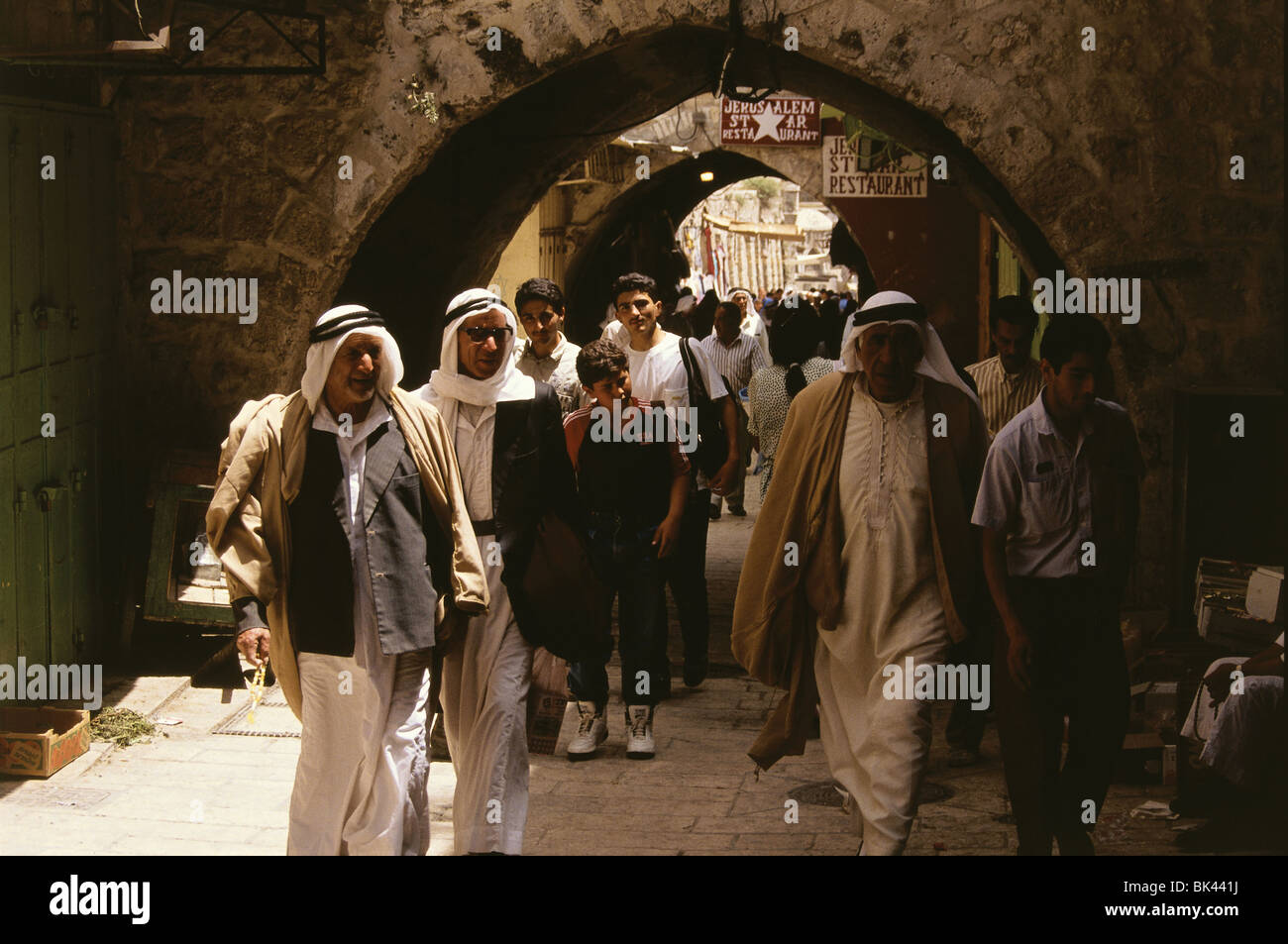 Street scene in Old Jerusalem, Israel Stock Photo - Alamy
