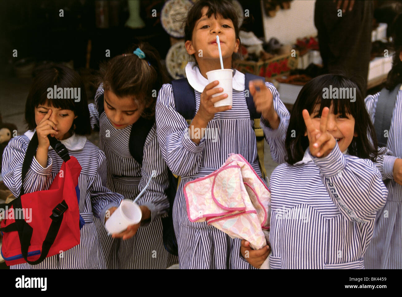 School children in uniforms in Israel Stock Photo - Alamy