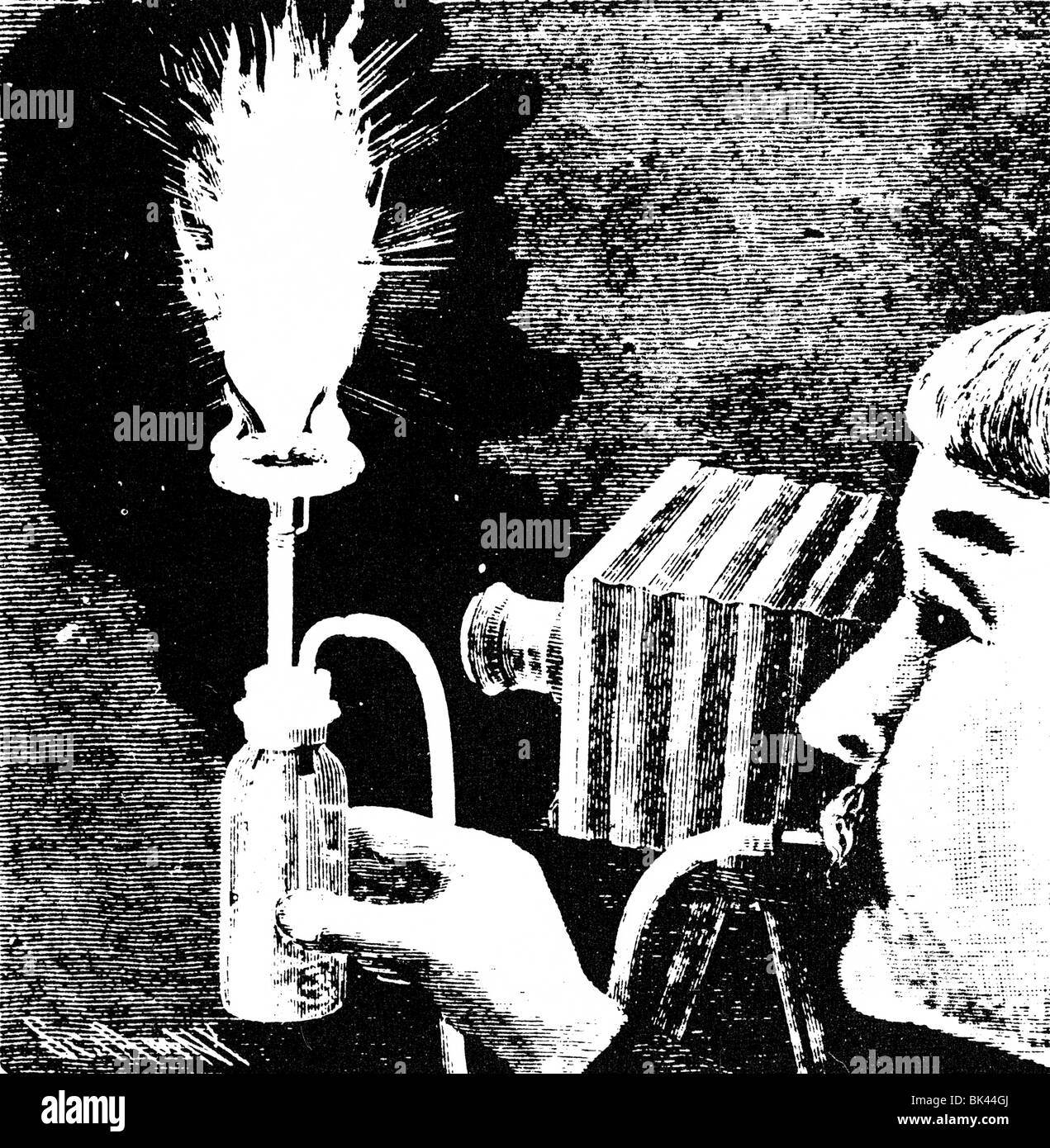 Magnesium light Black and White Stock Photos & Images - Alamy