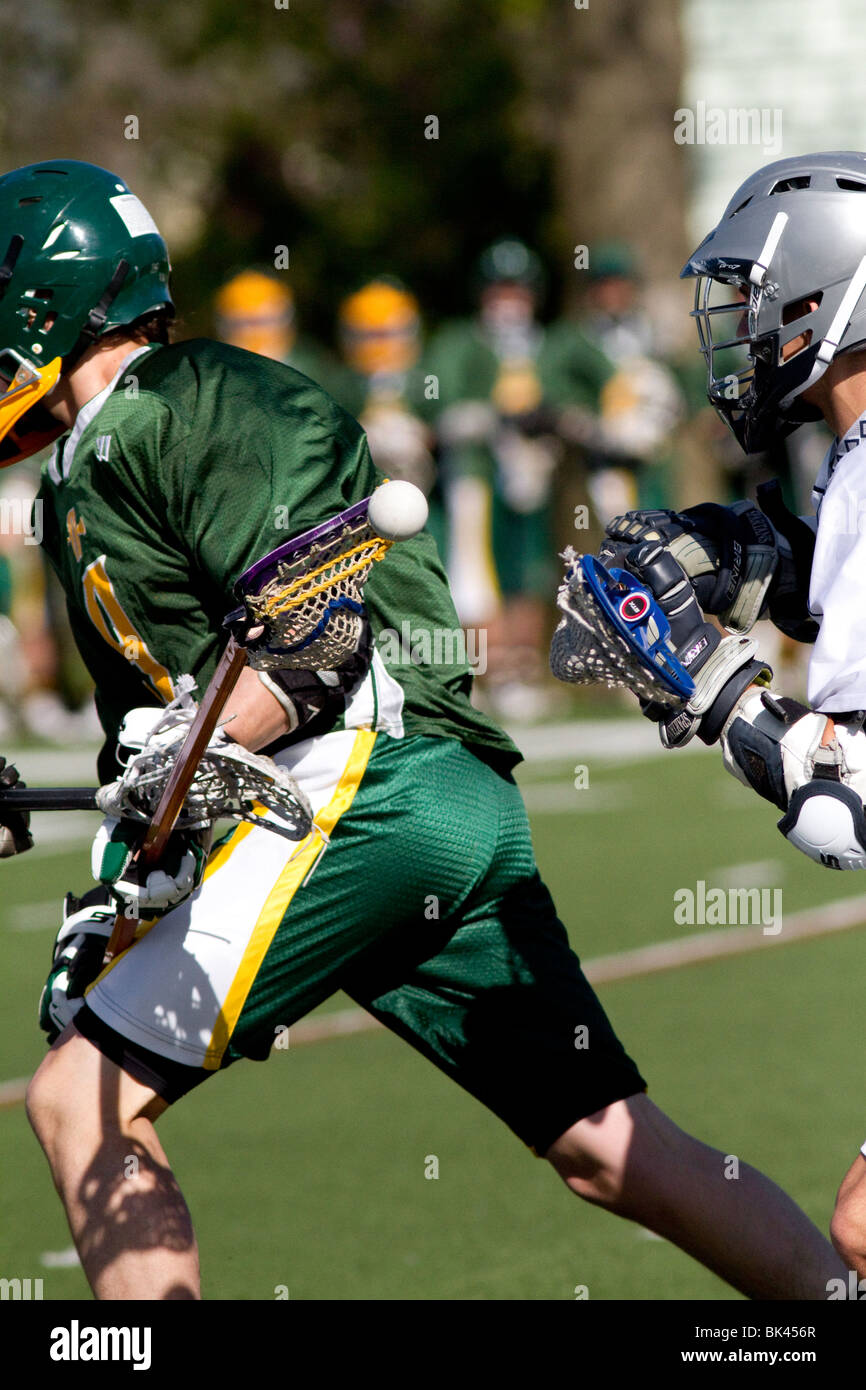 Lacrosse goalie helmet hi-res stock photography and images - Alamy
