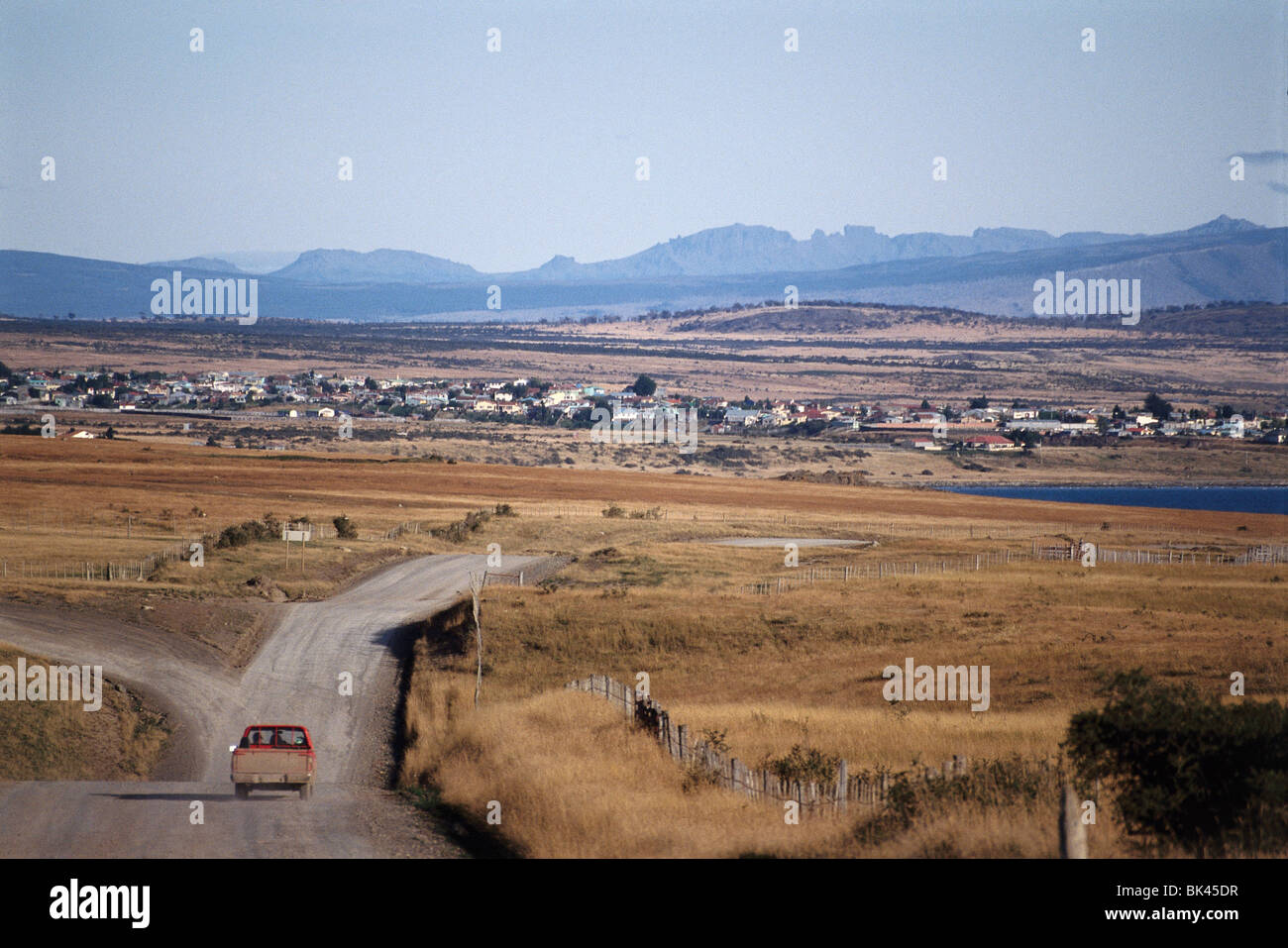 Rural road in Patagonia, Chile Stock Photo - Alamy