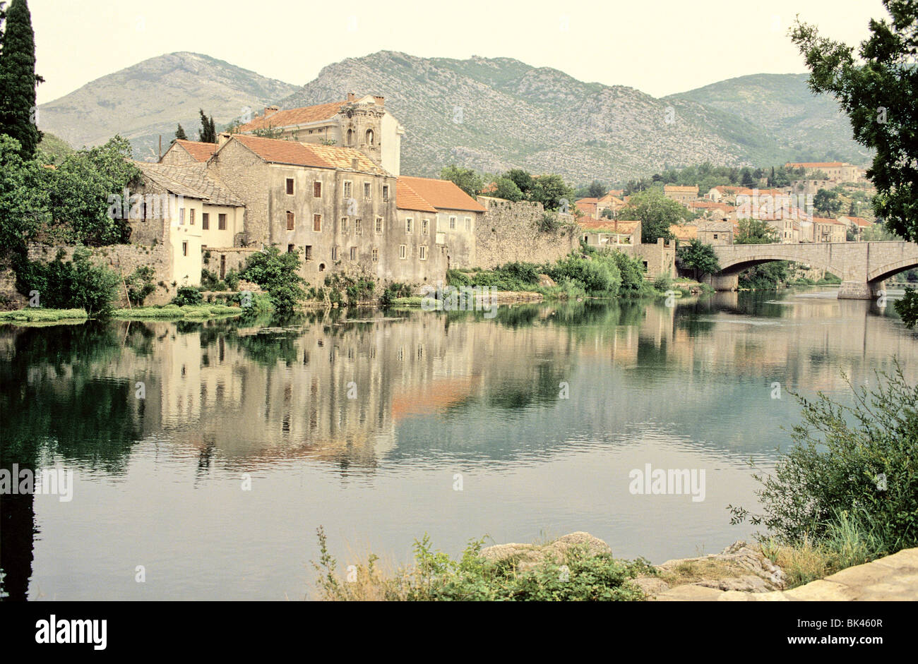 City and bridge near Dubrovnik, Croatia Stock Photo - Alamy