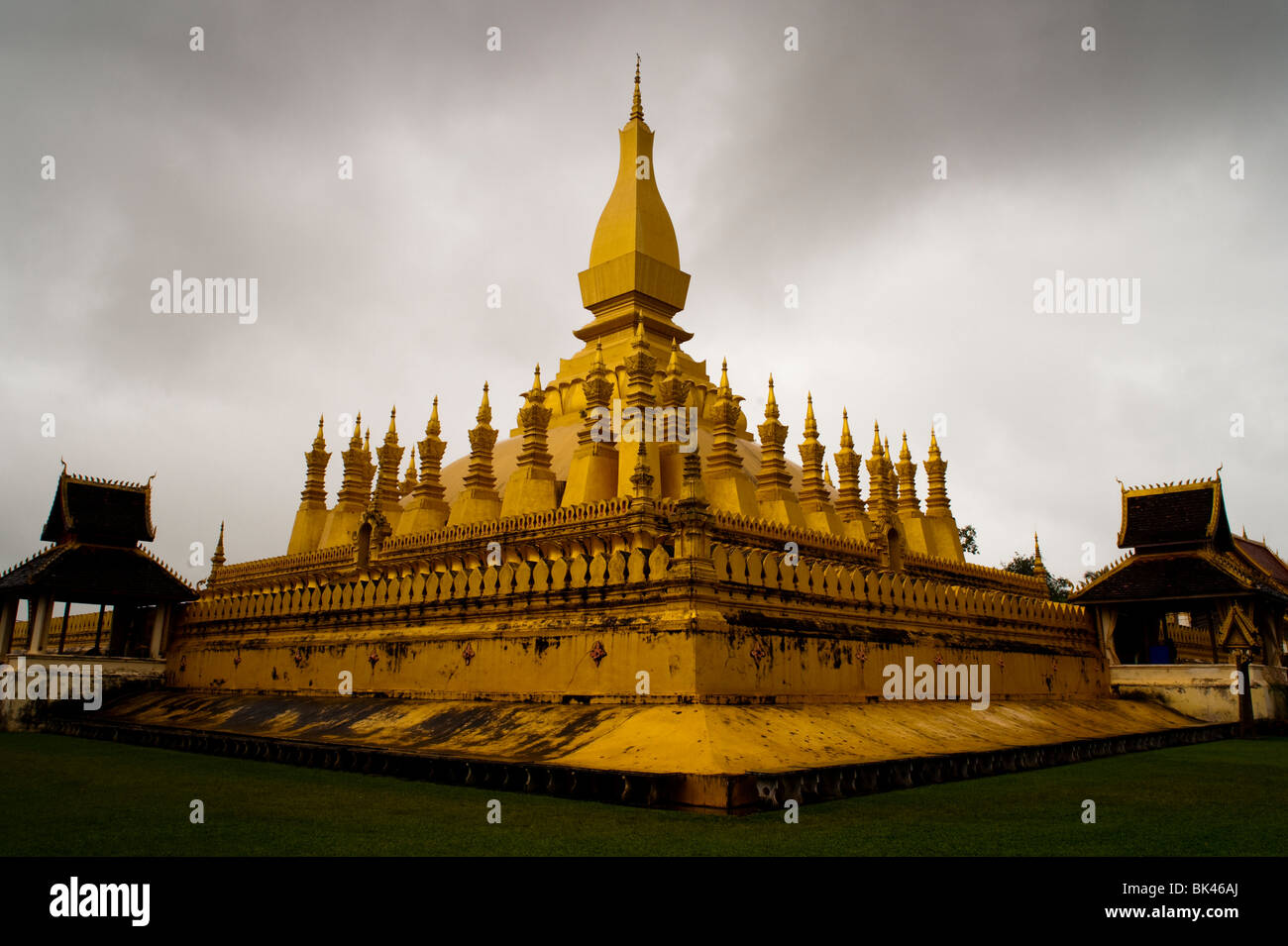 Pha That Luang stupa. Vientiane. Laos Stock Photo - Alamy