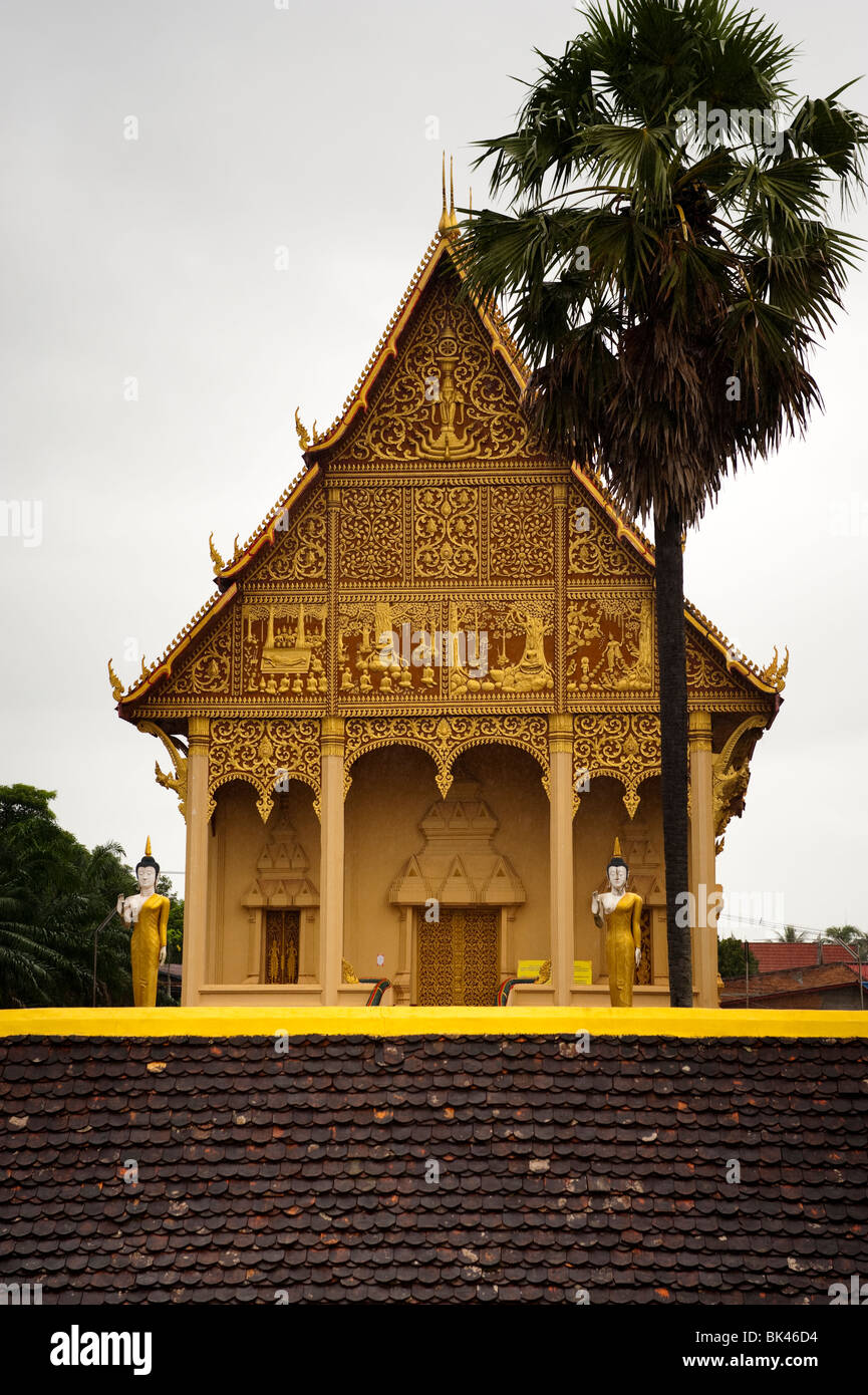 Pha That Luang stupa. Vientiane. Laos Stock Photo - Alamy