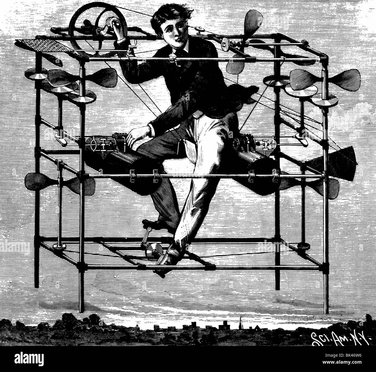 Flying machines hi-res stock photography and images - Alamy