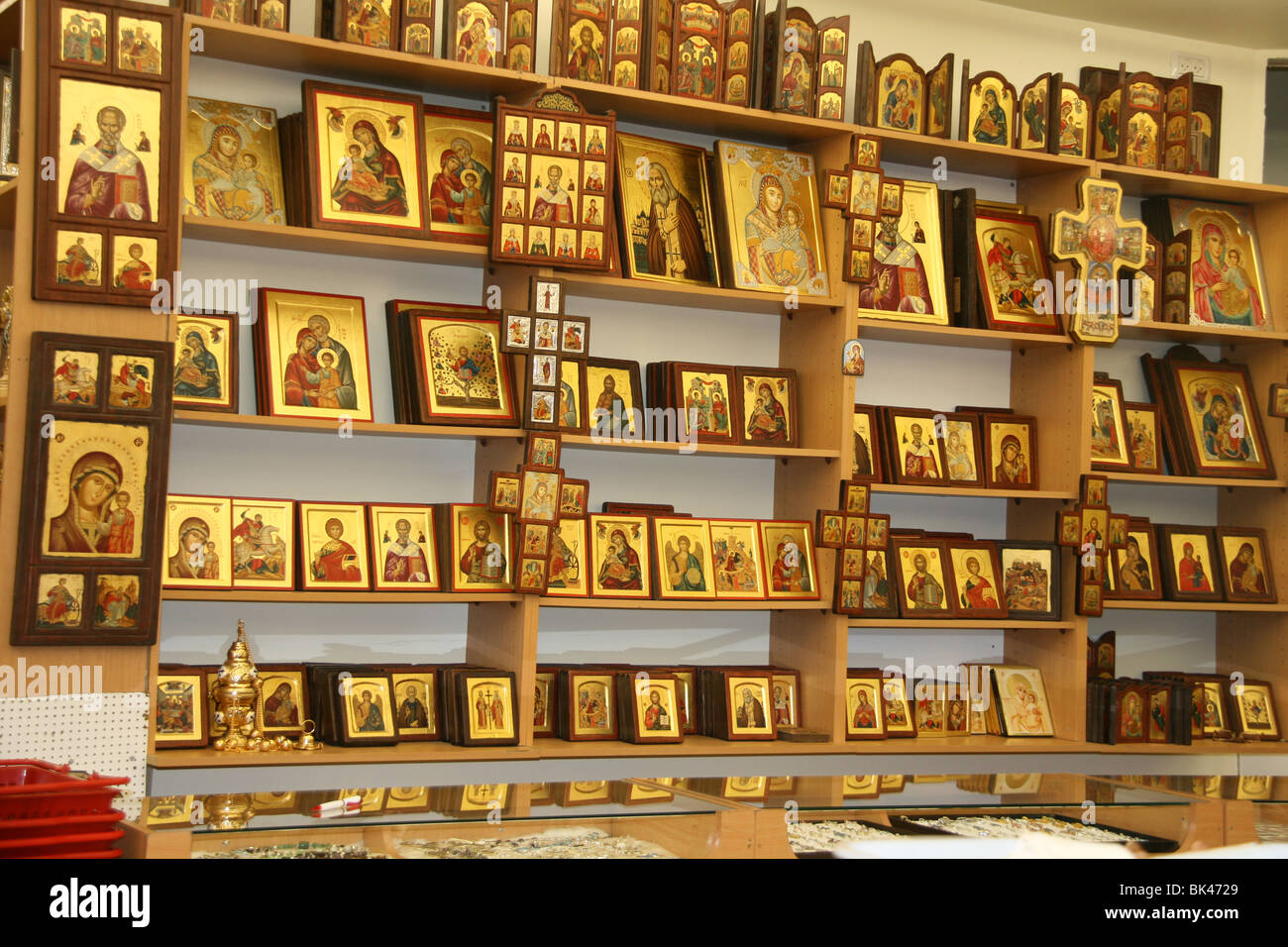 Israel Jerusalem Icon Virgin Mary High Resolution Stock Photography and ...