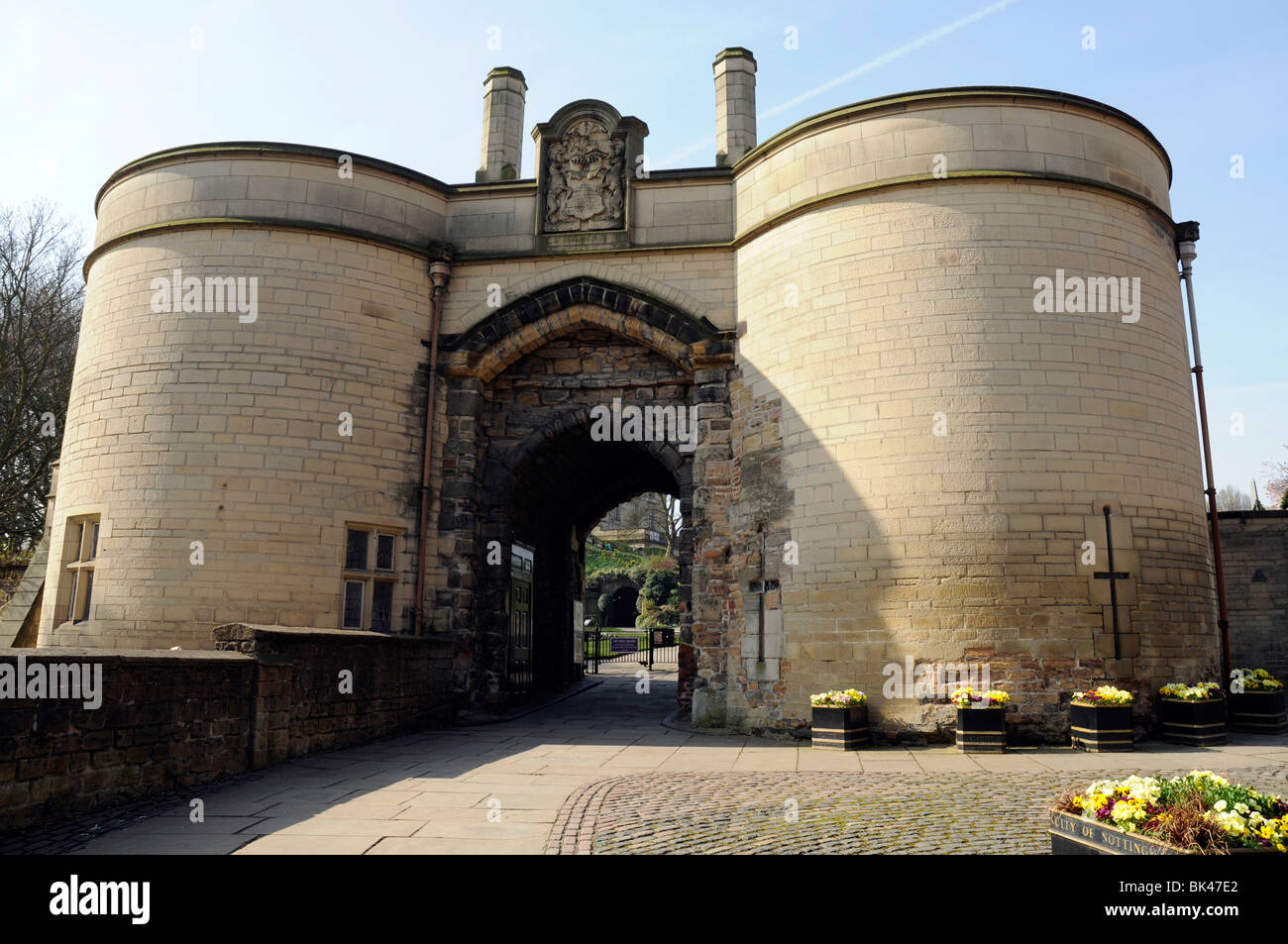 Gatehouse of Nottingham Castle, England, UK Stock Photo - Alamy