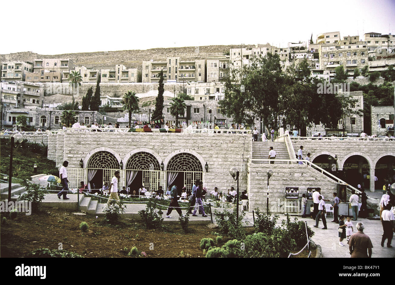 Coffeehouse and restaurant, Amman, Jordan Stock Photo - Alamy