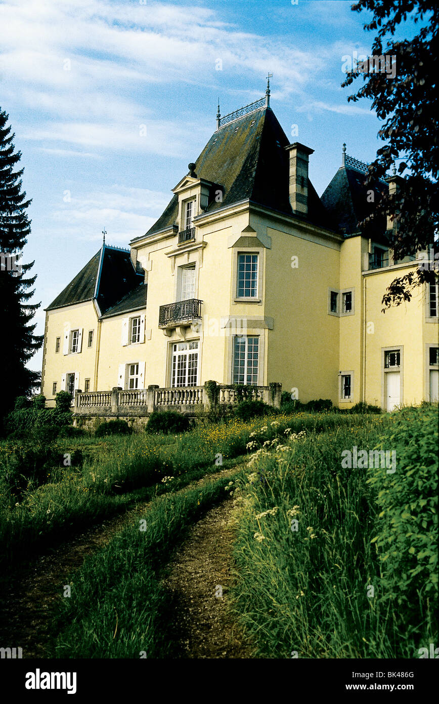 The Bulterman Chateau in Bussieres, France Stock Photo - Alamy