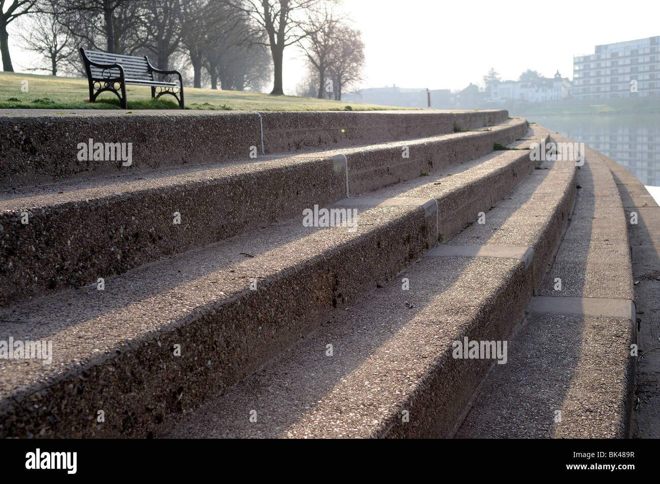 Victoria embankment steps hi-res stock photography and images - Alamy