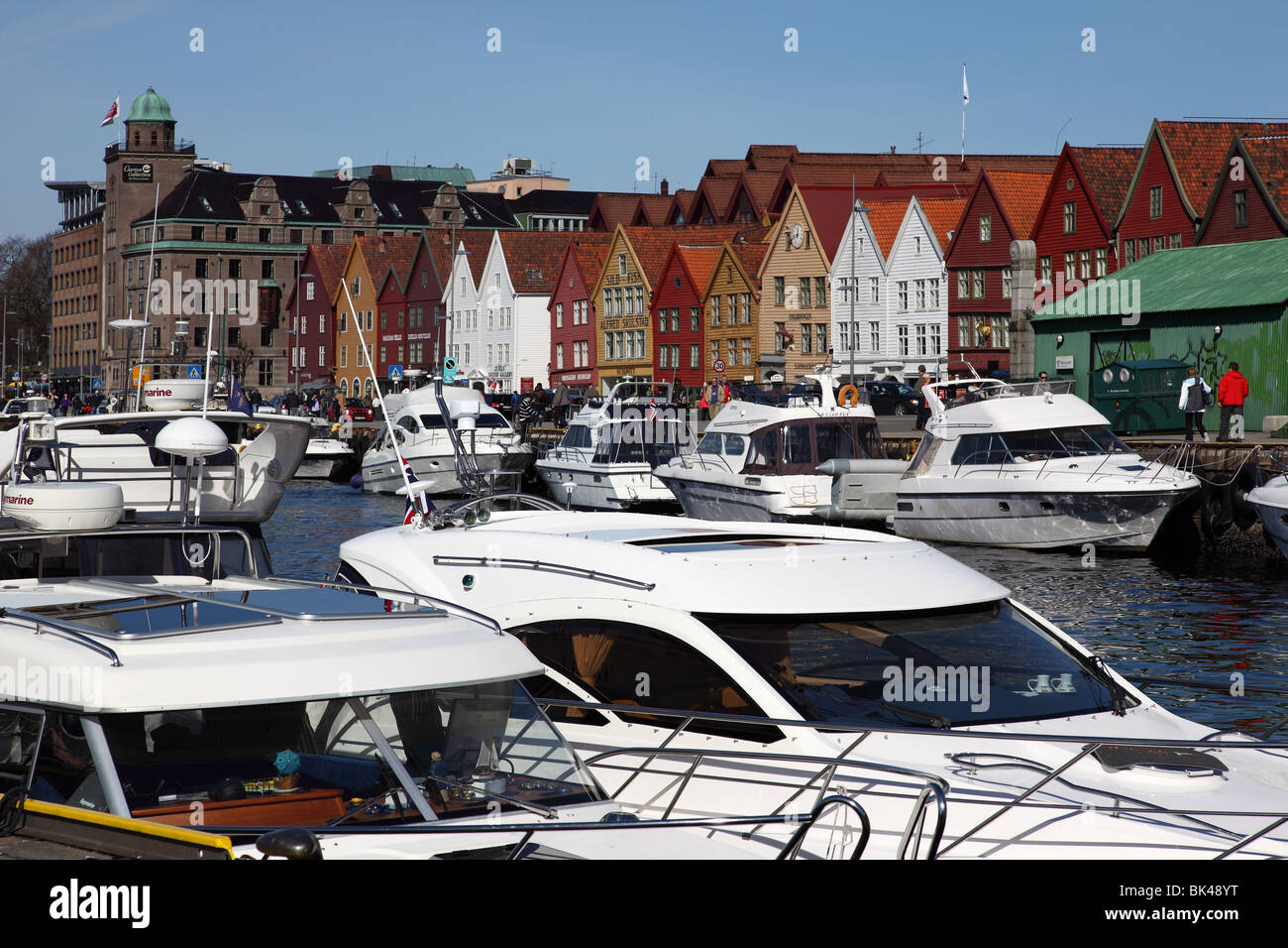 Bergen harbour, Norway Stock Photo - Alamy